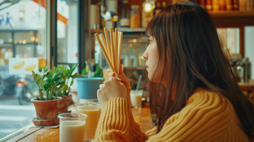 Boost Sustainability with Compostable Sugarcane Straws